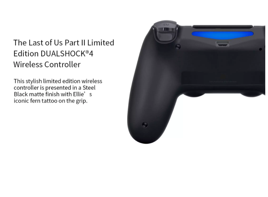 Ovleng Twin Double Motor Vibration Wireless Game Controller for P4 ...