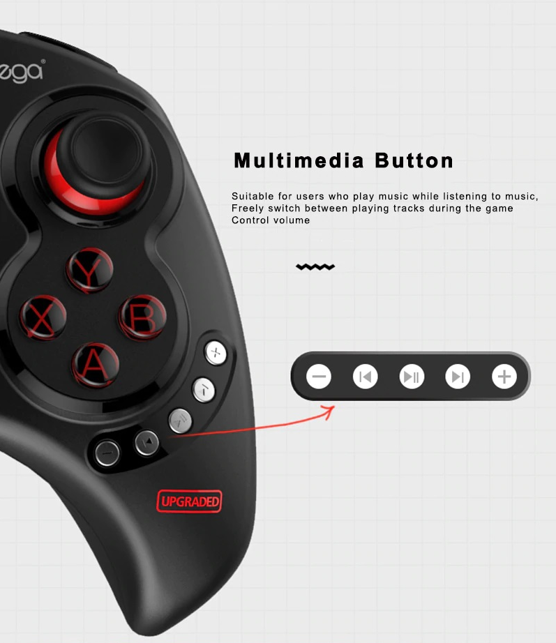 Ipega Pg-9023s Bluetooth Mobile Gamepad Controller With Extending ...
