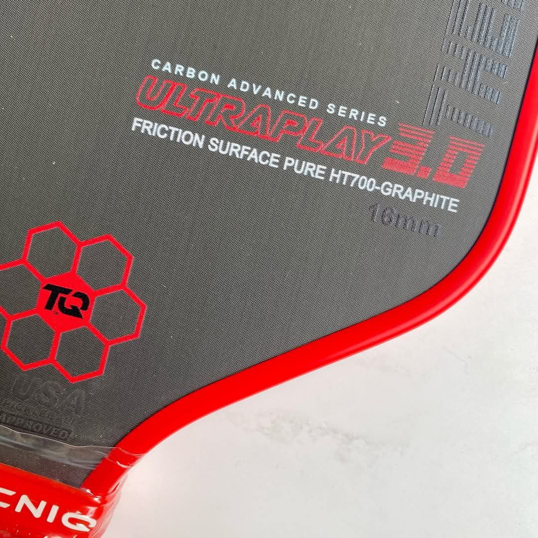TecniQ Sports ULTRAPLAY 3.0 Pickleball Paddle 16mm Thermoformed Carbon ...
