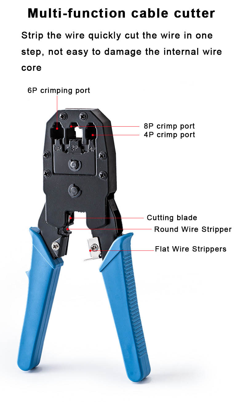 Network Maintenance Kit 12-in-One Tester Network Cable Pliers Network ...