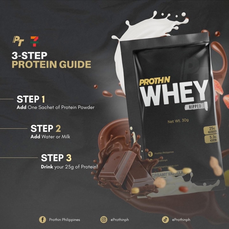 PROTHIN WHEY RIPPED 1 BOX 10 SERVINGS | Shopee Philippines
