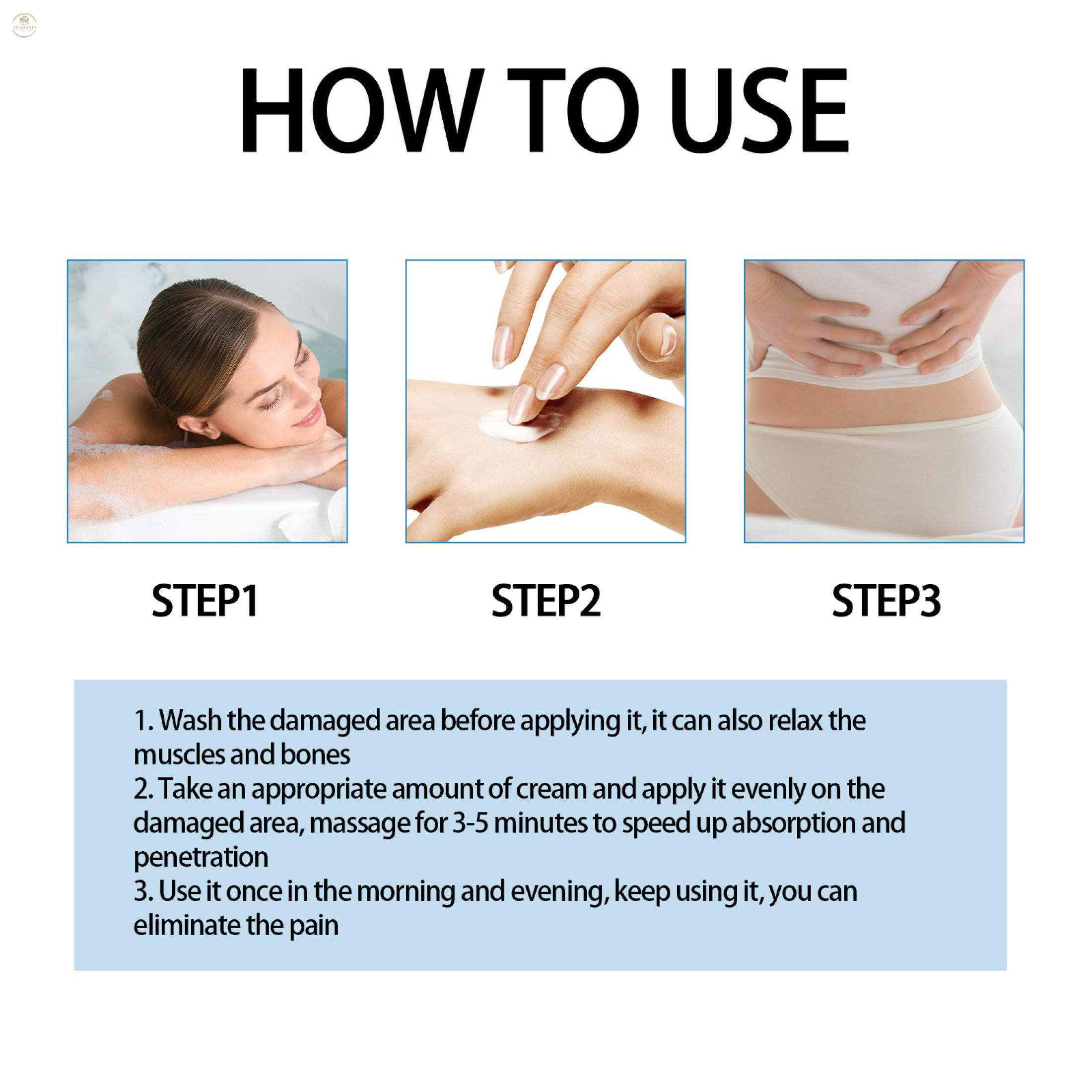 Lumbar Cream Muscle Strain Lumbar Spine Backache Sprain Joint Relief ...