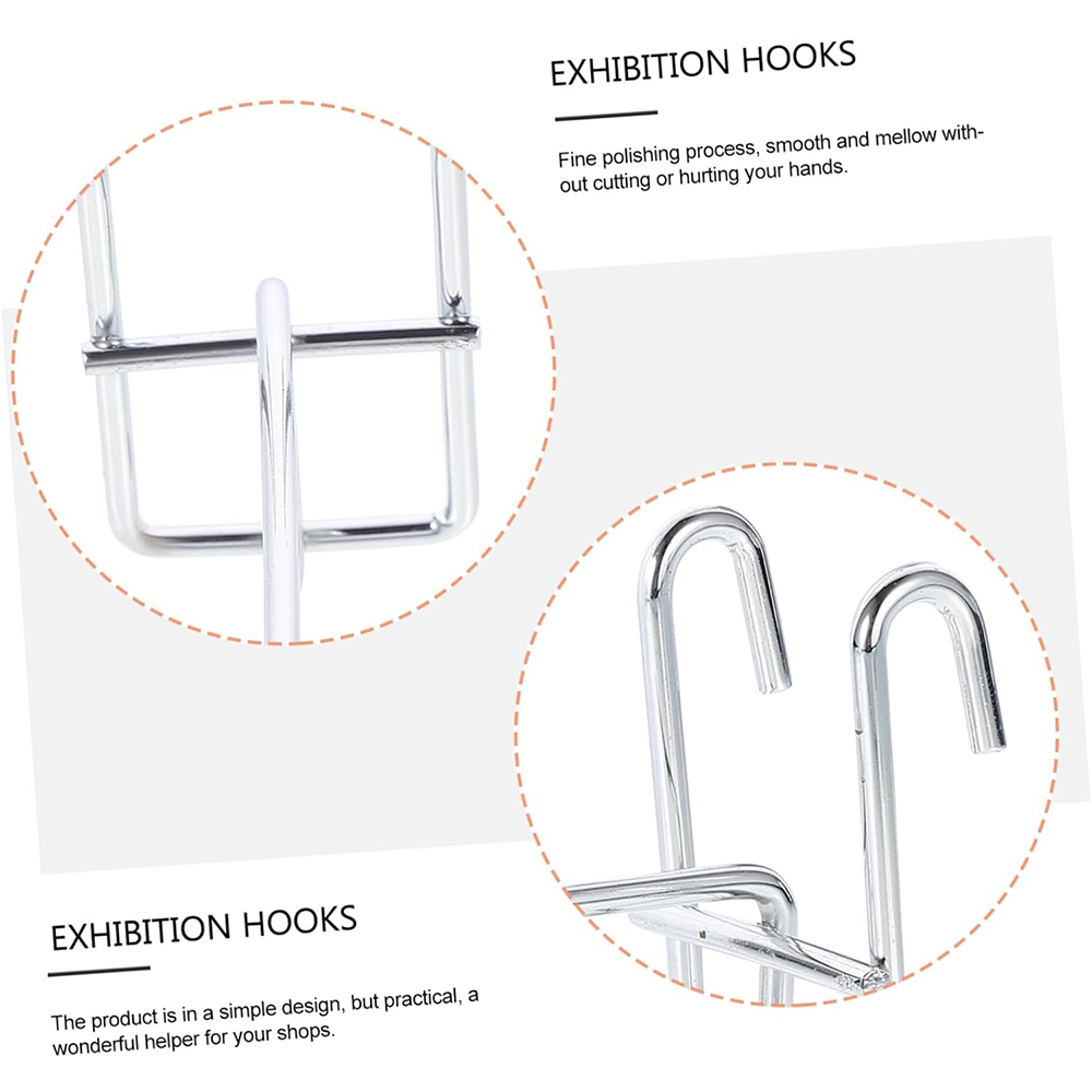 HS 10PC Plating Heavy Duty Screen Hooks | For Grid Wall Wire Mesh ...