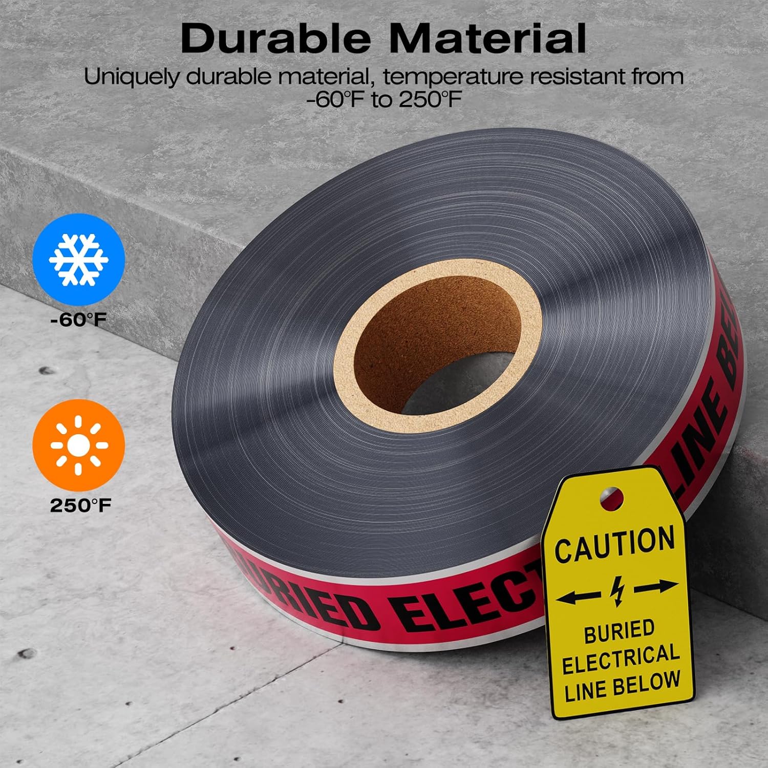 OW Aluminum Foil Detectable Warning Tape VS. Tracer Wire Detectable ...