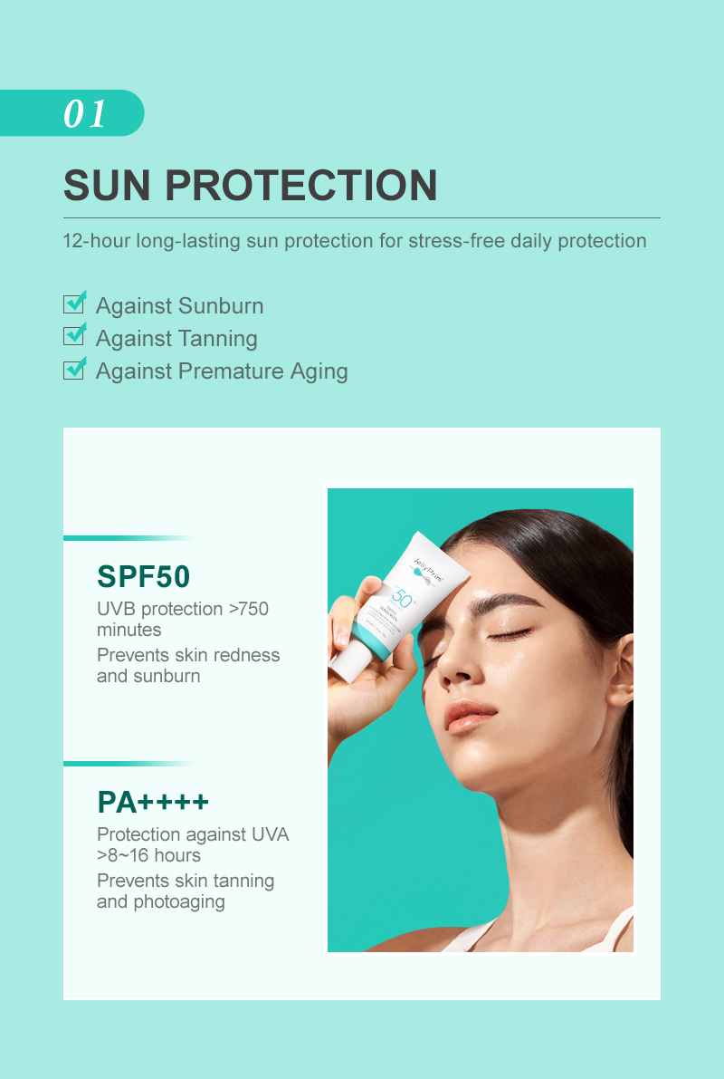 JellyPrim Tinted Sunscreen SPF50+ PA++++ 50ml | Lightweight Oil Control ...