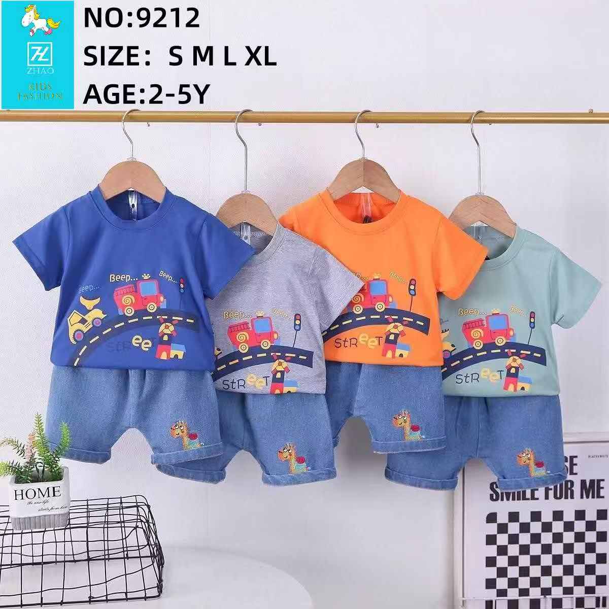 [Akime Kid] 2-5 Year Baby Kids Children Cotton Shirt and short 1Set ...