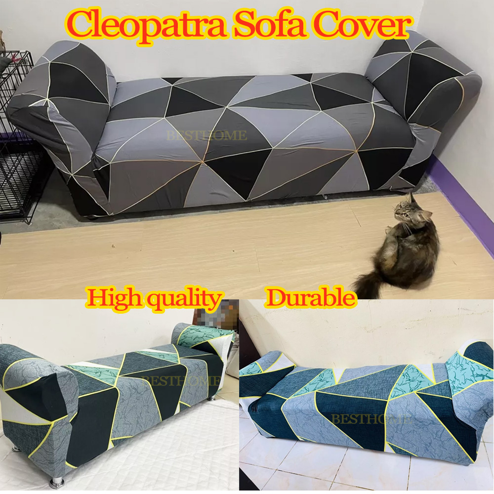 Christmas Cleopatra Sofa Cover 2/3/4 Seater Stretchable Cleopatra Sofa ...