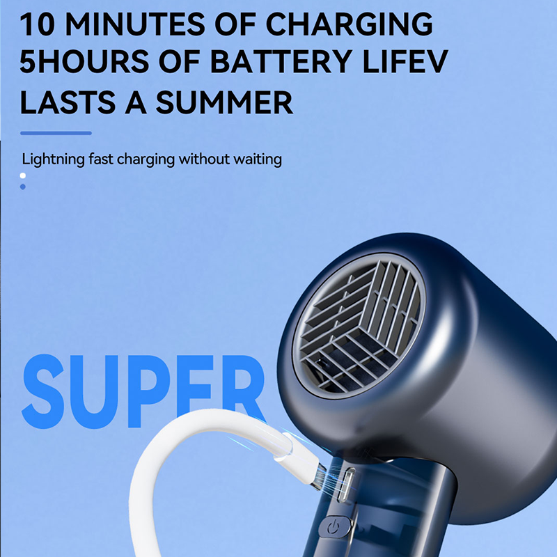 Samsung Turbo Mini Fan 6000mAh Rechargeable Bladeless Quiet Handheld ...