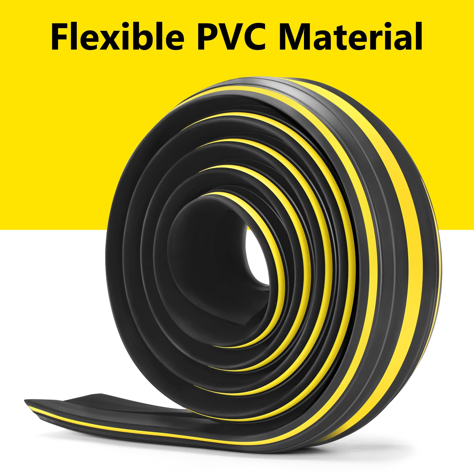 [COD] Pvc floor cable protection strip, rubber cable storage tank cable ...