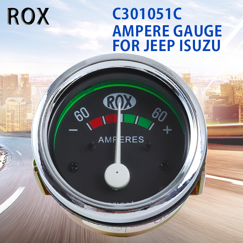 ROX Automotive Gauge C301051C Precision Ampere Gauge For Jeep ...