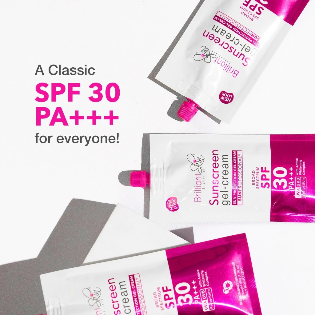 ORIGINAL BRILLIANT SKIN SUNBLOCK PROFESSIONAL Sunscreen Gel Cream SPF ...