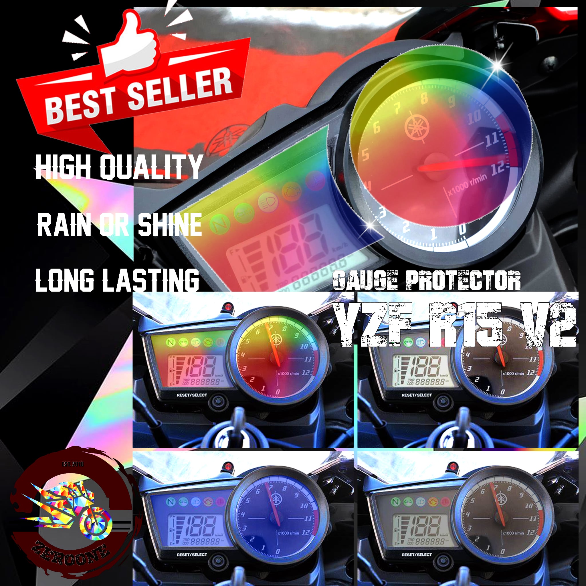 YZF R15 V2 Gauge Protector | Shopee Philippines