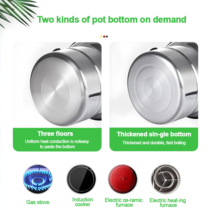 Natures Glow 3 in 1 Multifunctional Stainless Steel Steamer Frying Pan ...