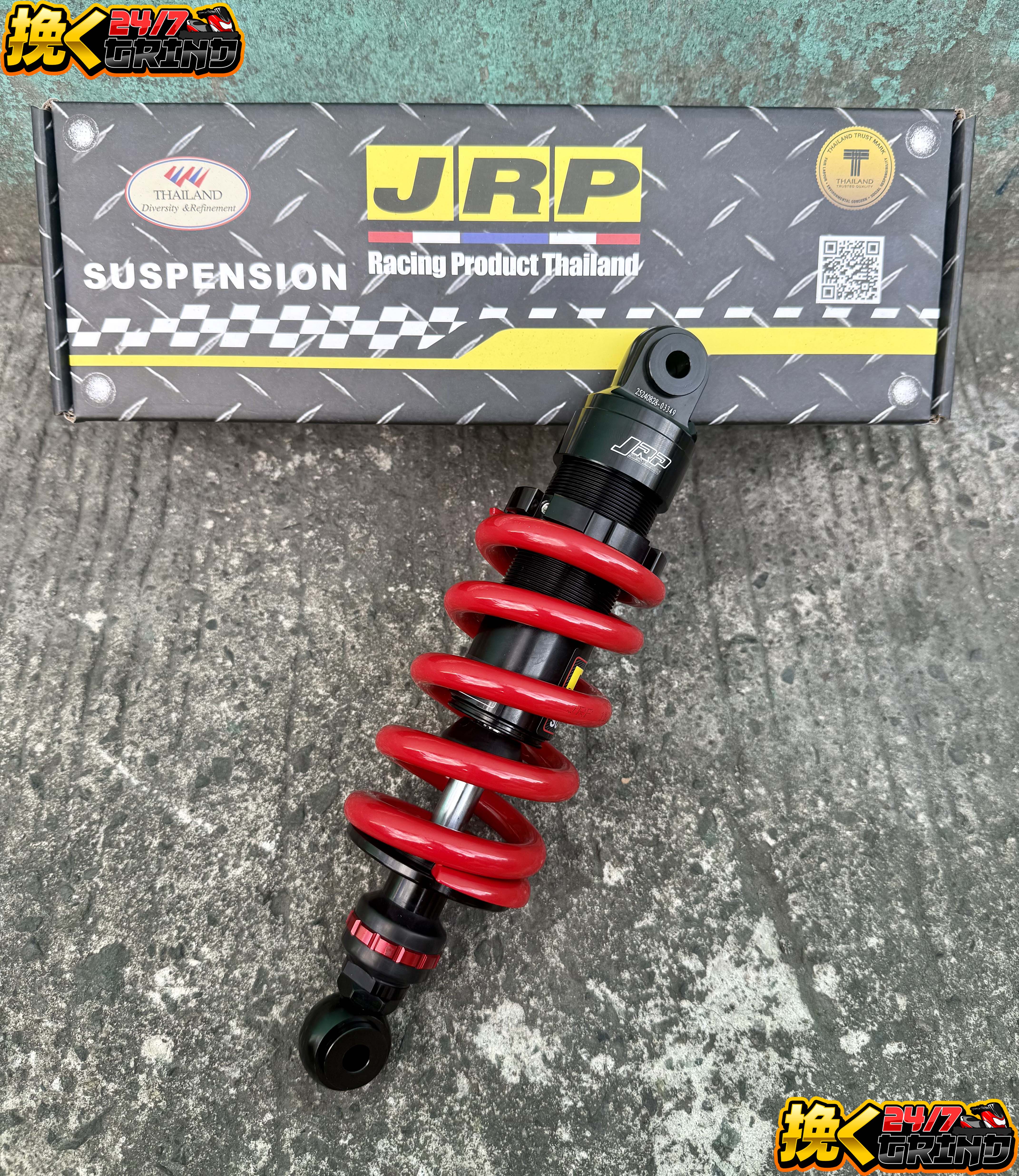 JRP Rear Shock Absorber Suspension Fully Adjustable Raider 150 fi ...