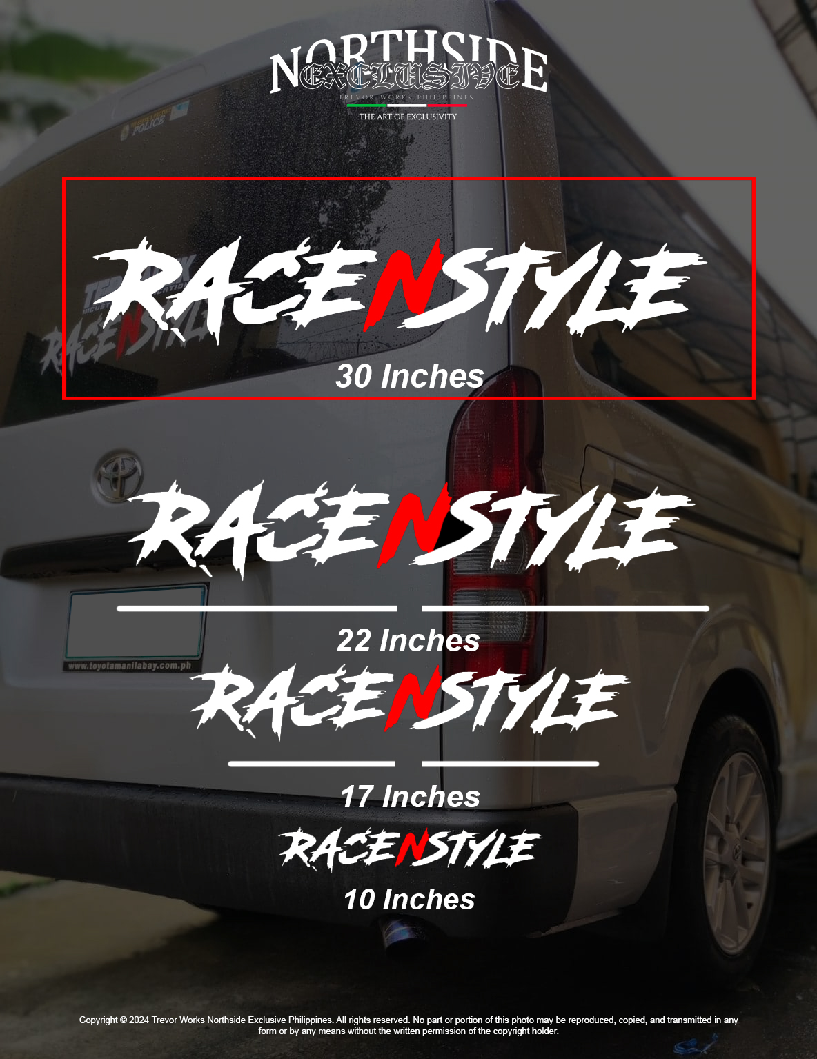 RaceNStyle Sticker Decals for Car Windshield ( Premium Quality ...