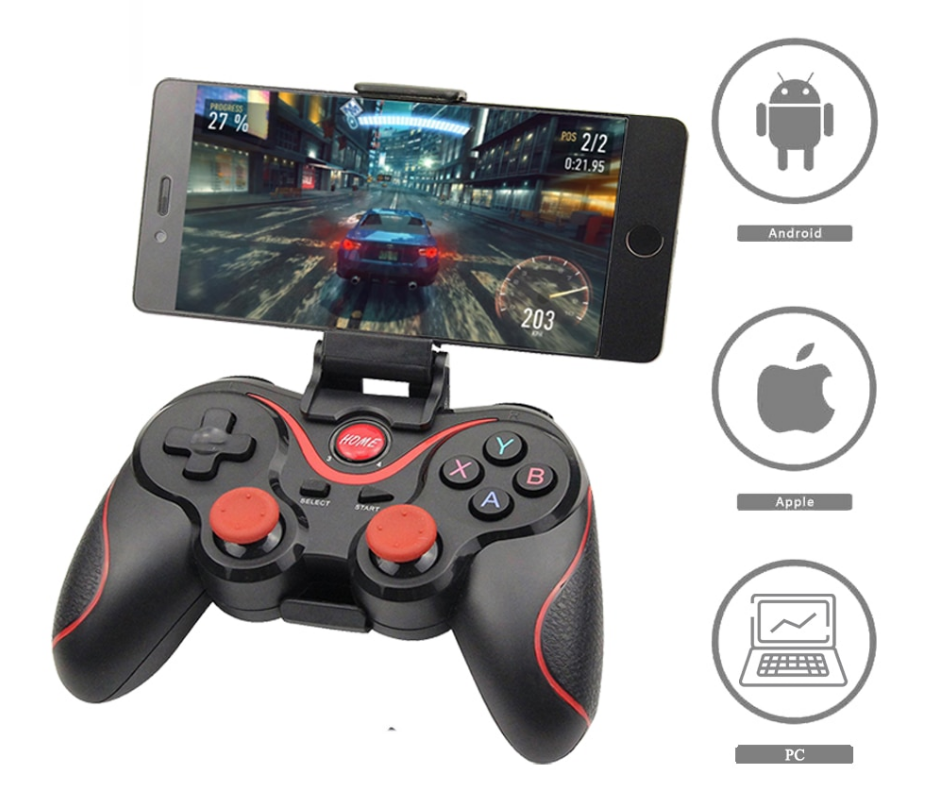GEN GAME X3/T3 Wireless Bluetooth Gamepad Controller Bracket (Black ...