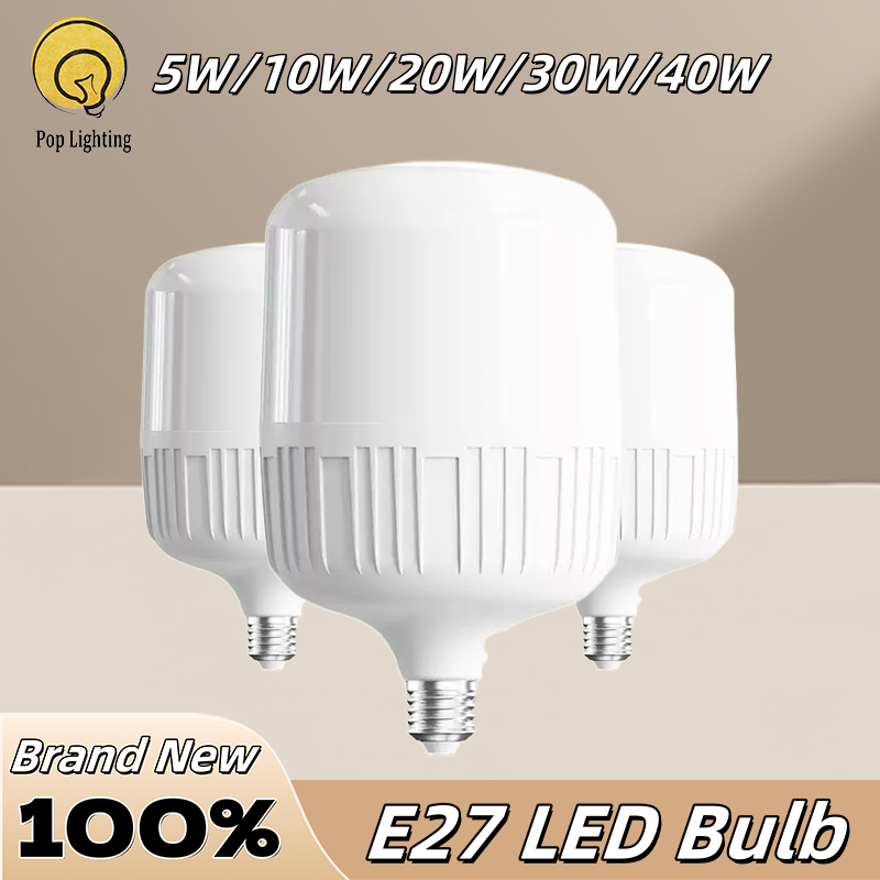 E27 LED Bulb 5W/10W/20W/30W/40W Energy Saving LED Bulb White Light High ...