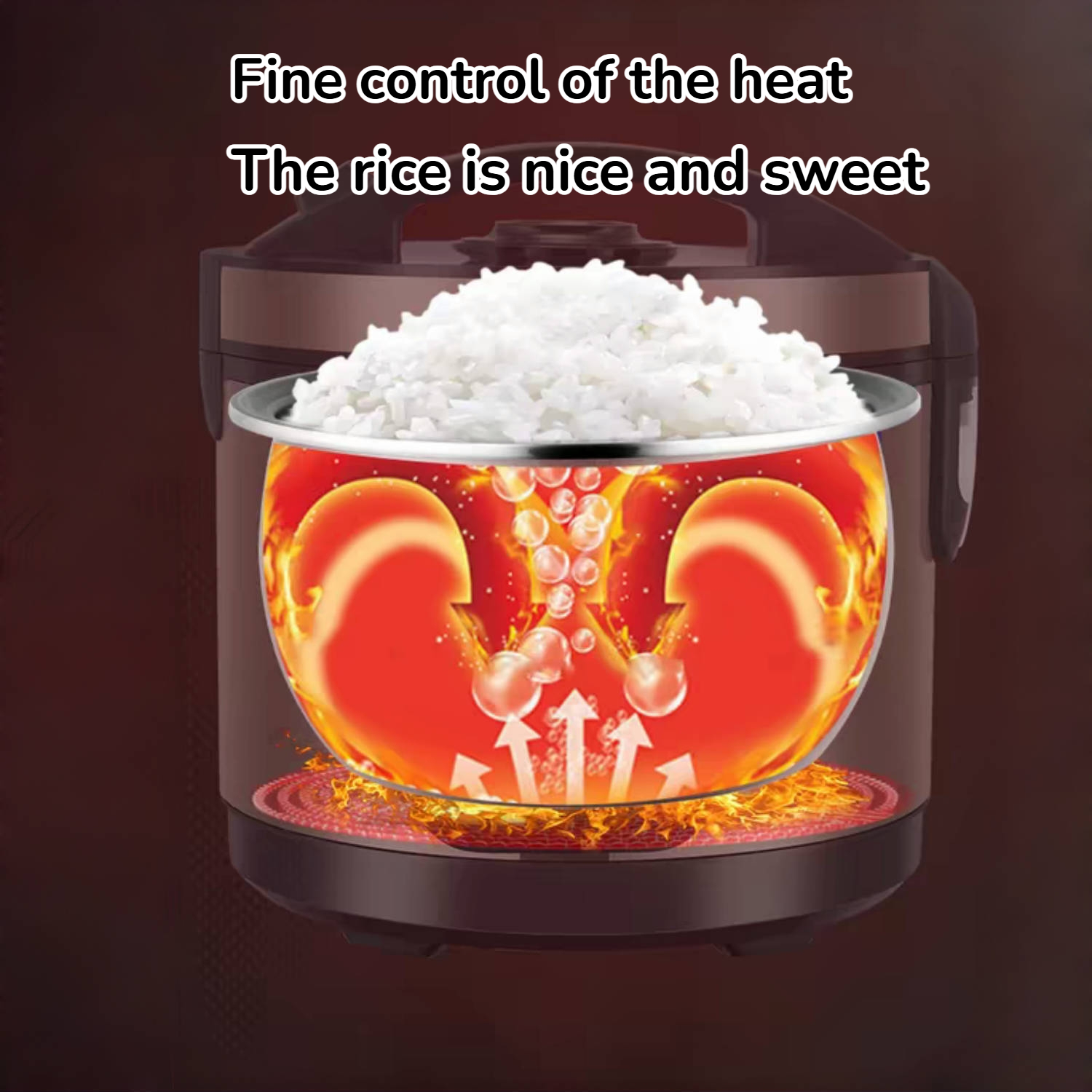 Multi-functional 4L rice cooker fully automatic with reservation heat ...