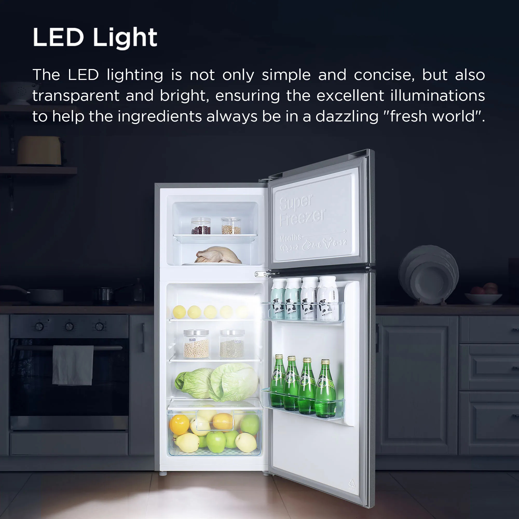 TCL 5 cu.ft. Two Door Direct Cool Refrigerator - TRF-118PH REF | Shopee ...