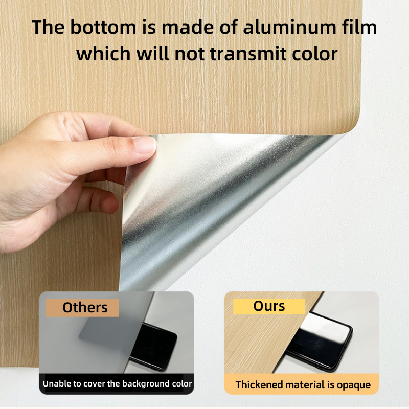 300cmX60cm Wood Design Wallpaper Waterproof Heat Resistant Self ...