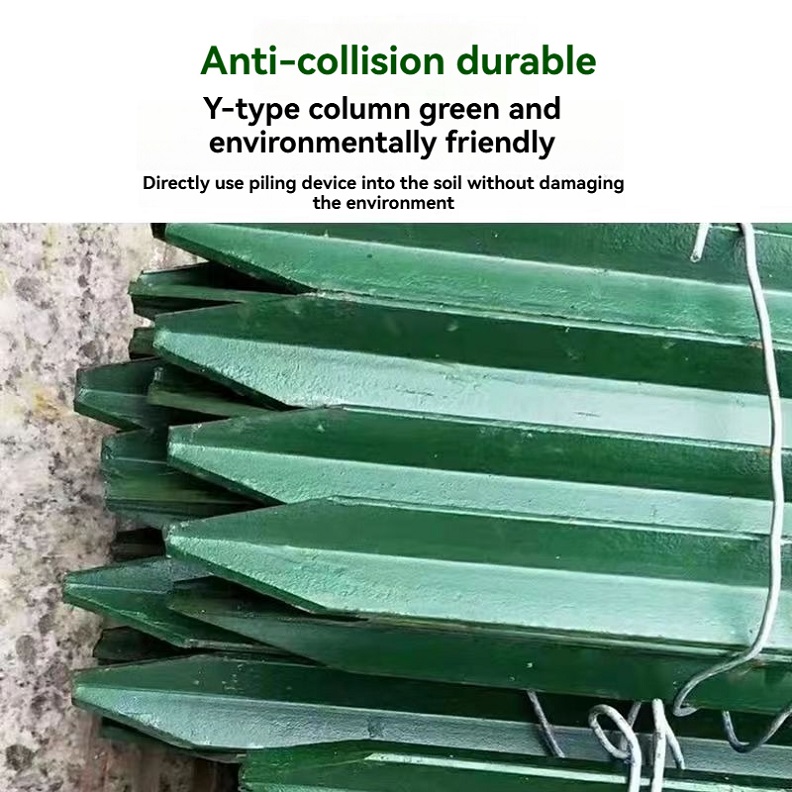 【COD】10pcs 1.8m or 1.5m long fence pole heavy duty for wire fence roll ...