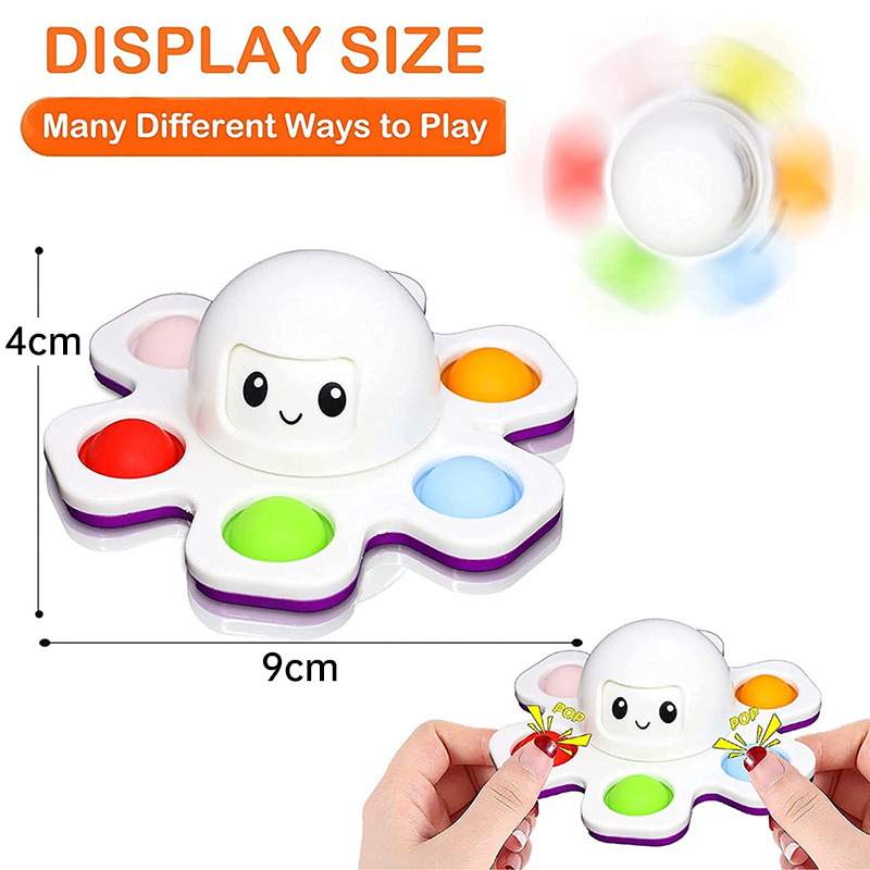 Flip Face-changing Octopus Squid Game Pop It Fidget Octopus Silicone ...