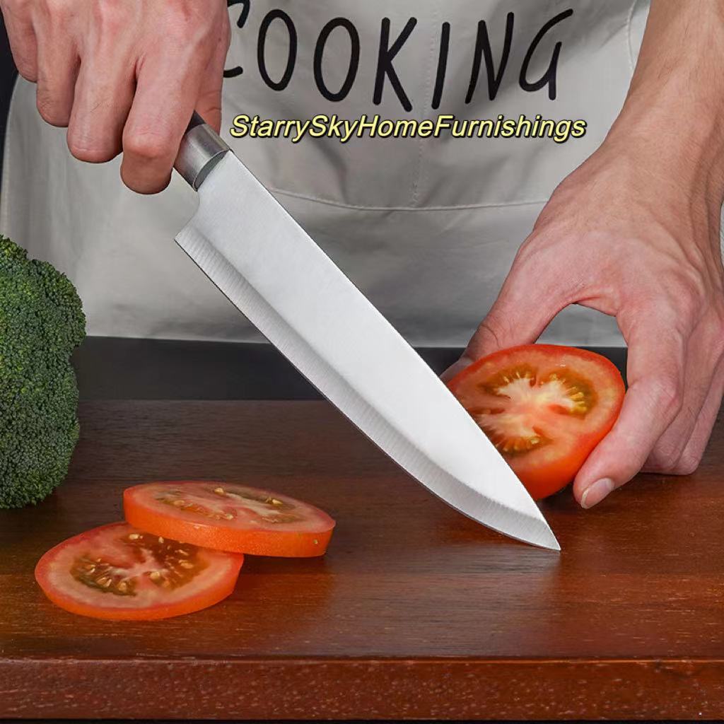 Tazaki Japanese Knife Original Stainless Steel Meat Knife Heavy Duty ...