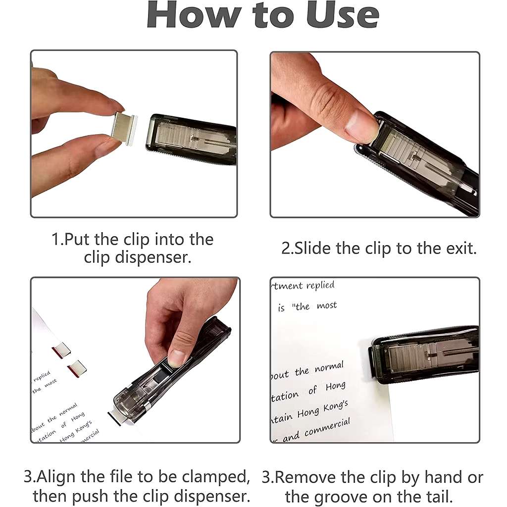 Push Clamp Paper Binder Exam Paper Finishing Clip Paper Organizing ...