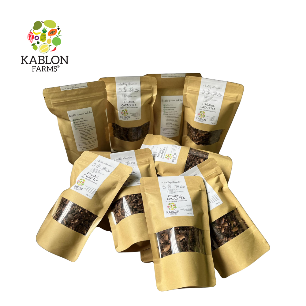 Kablon Farms NEW Organic Cacao Husk Tea 75g | Shopee Philippines