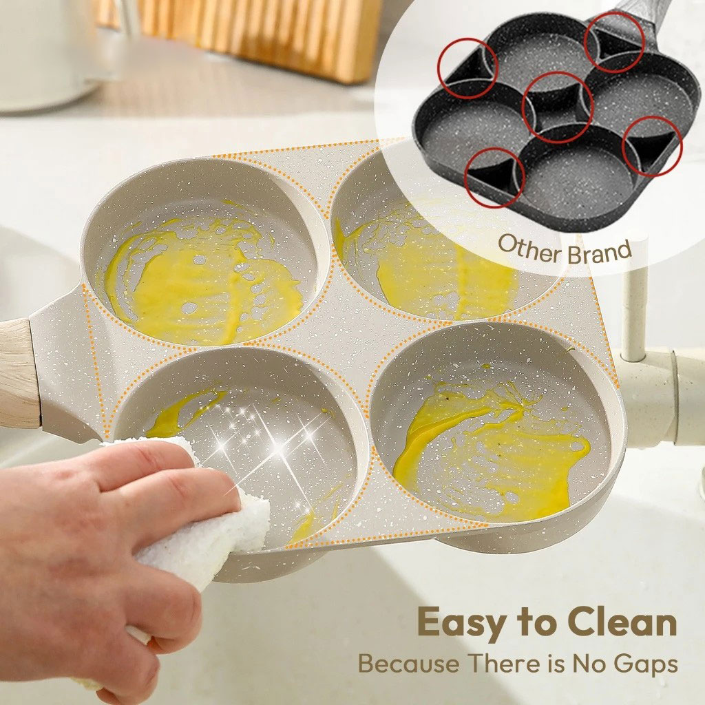 Non Stick Frying Pan Kawali Cooking Egg hamburger flat Pan Japanese ...