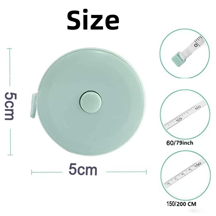 1.5M Retractable Accurate Tape Measure/ Portable Press Automatic ...
