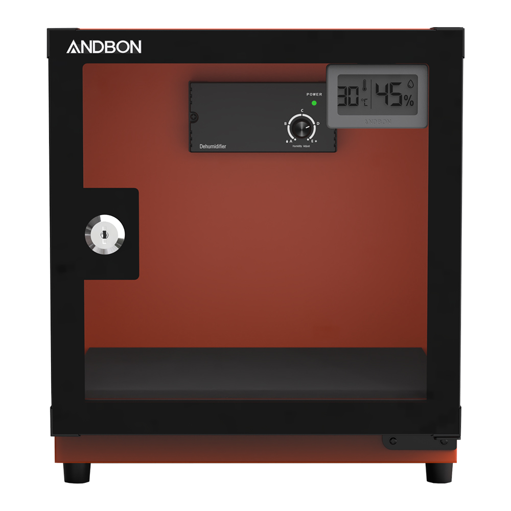 Andbon AB-18C 18L Electronic Dry Box Cabinet Moisture Proof w/ Key Lock ...