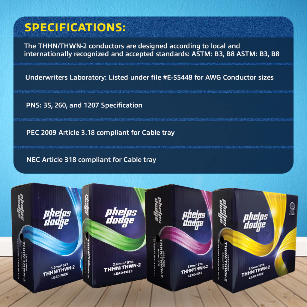 Original Phelps Dodge PD THHN/THWN 14/7, 12/7, 10/7, 8/7 ELECTRICAL ...