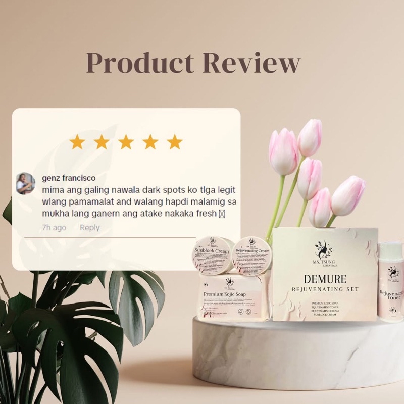 Ms Tsung Demure Rejuvenating Set New Packaging | Shopee Philippines