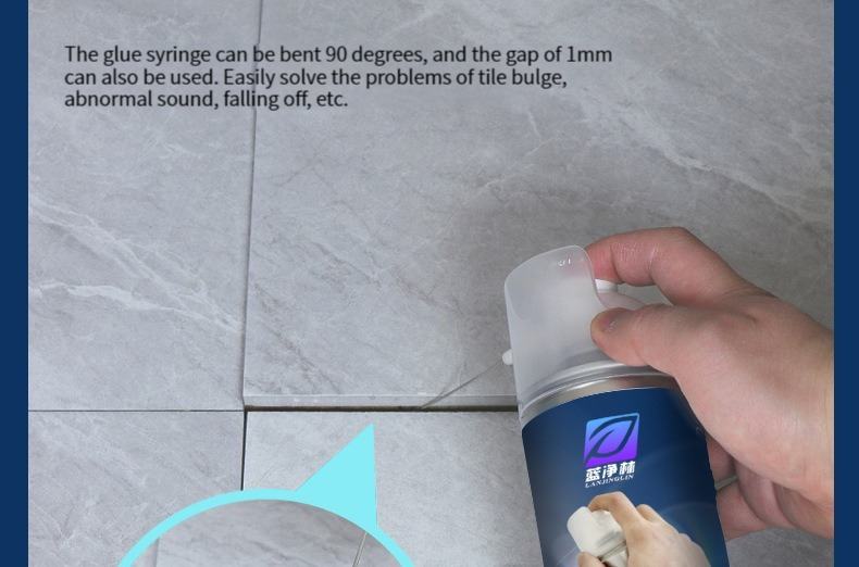 Fast-Curing Tile Adhesive Repair Glue - Anti-Crack Solution for Hollow ...