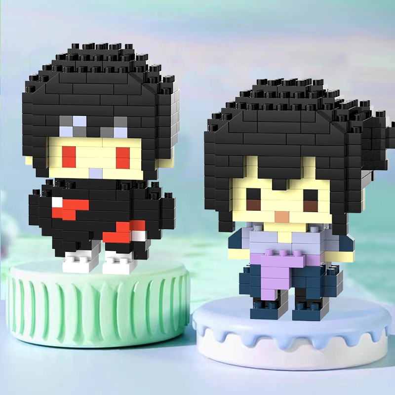 【DUZ】Naruto Building Blocks Anime Characters Cute Kid's Toys Kakashi ...