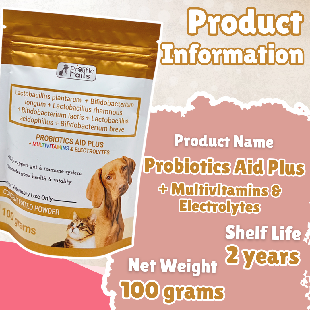 LKJ_Prolific Tails Probiotic Aid Plus +Multivitamins & Electrolytes ...