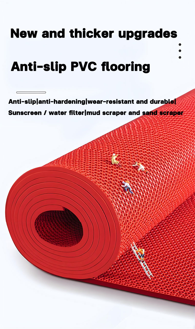 Non-slip floor matting floor rubber bathroom floor mat bathroom Anti ...