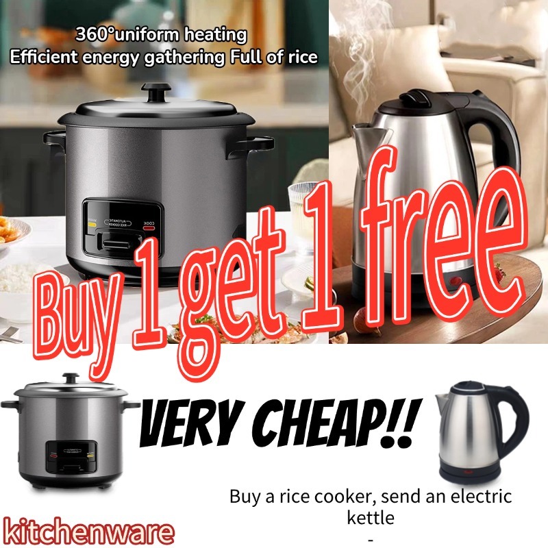【Buy 1 get 1 free】Premium Rice Cooker Standard Large Capacity 2L Non ...