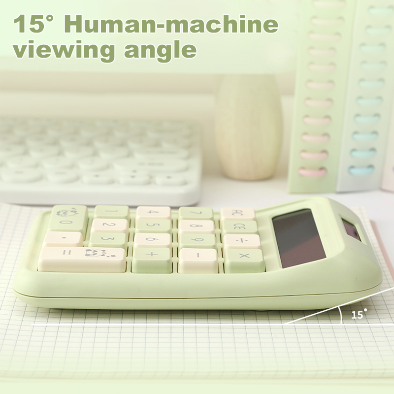 Cute Colorful Calculator Large Display Mechanical Dot Keyboard Big ...