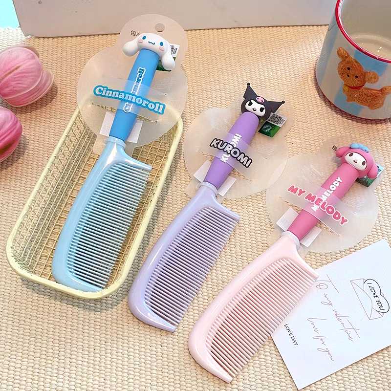 Cute Anti-Static Hair Comb Brush Anime Kawaii Kuromi My Melody Student ...