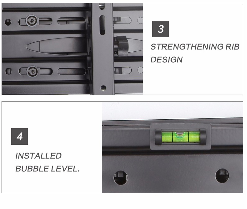 Universal TV Wall Mount Bracket For 14"-80" Retractable Bracket Swivel ...