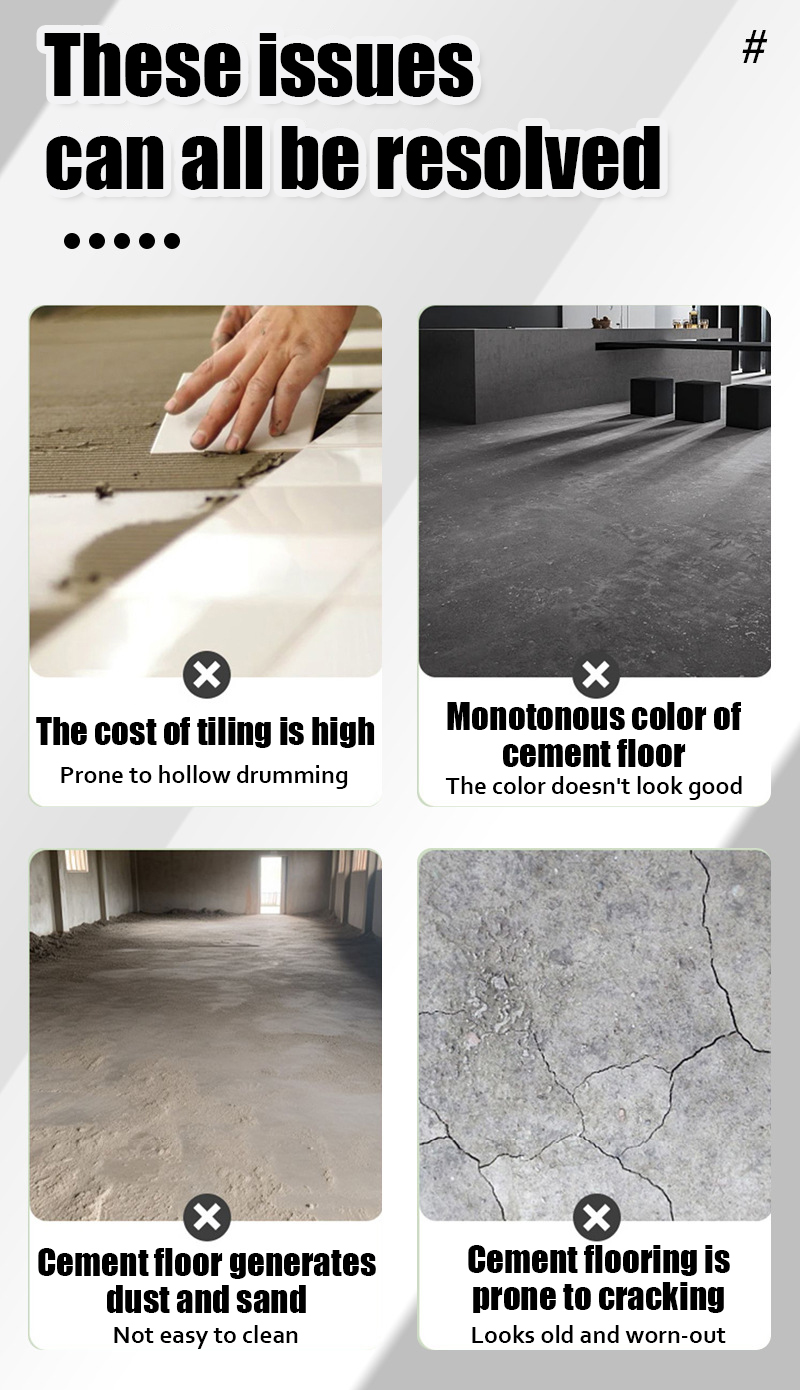 GOOTI Upgrade 3 IN 1 Epoxy Floor Paint for Rough Cement Durable 50 ...
