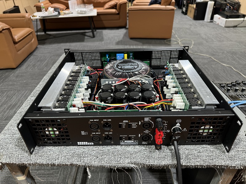 PADON CA20 Professional amplifier, two channels, 1200W high-power 8 ohms, audio amplifier ...