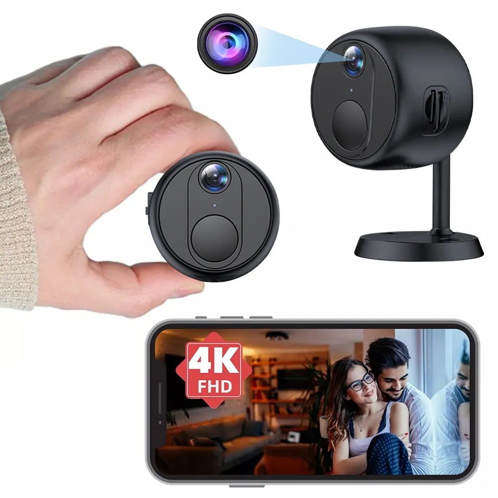 Mini 4G SIM Card 5MP Ultra HD Surveillance Camera Night Vision 5X Zoom ...