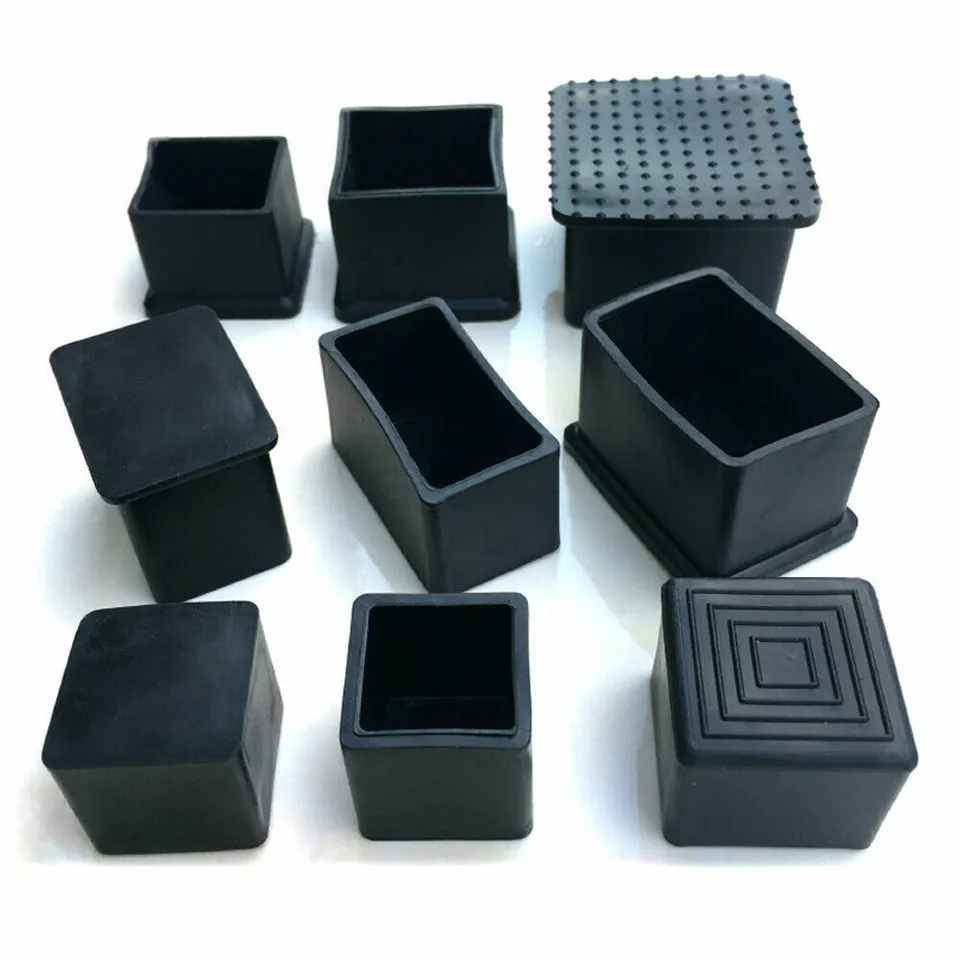 Rubber Footings Tubular Square Rectangular for Chair Table Furnitures ...