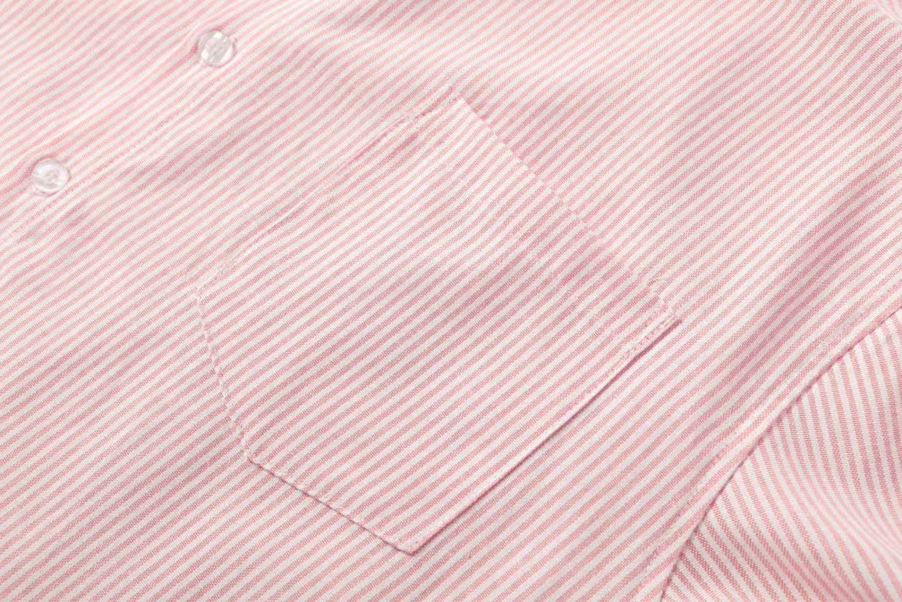 Mannered by HUILISHI Boxy Cropped Long Sleeve Polo Unisex Striped ...