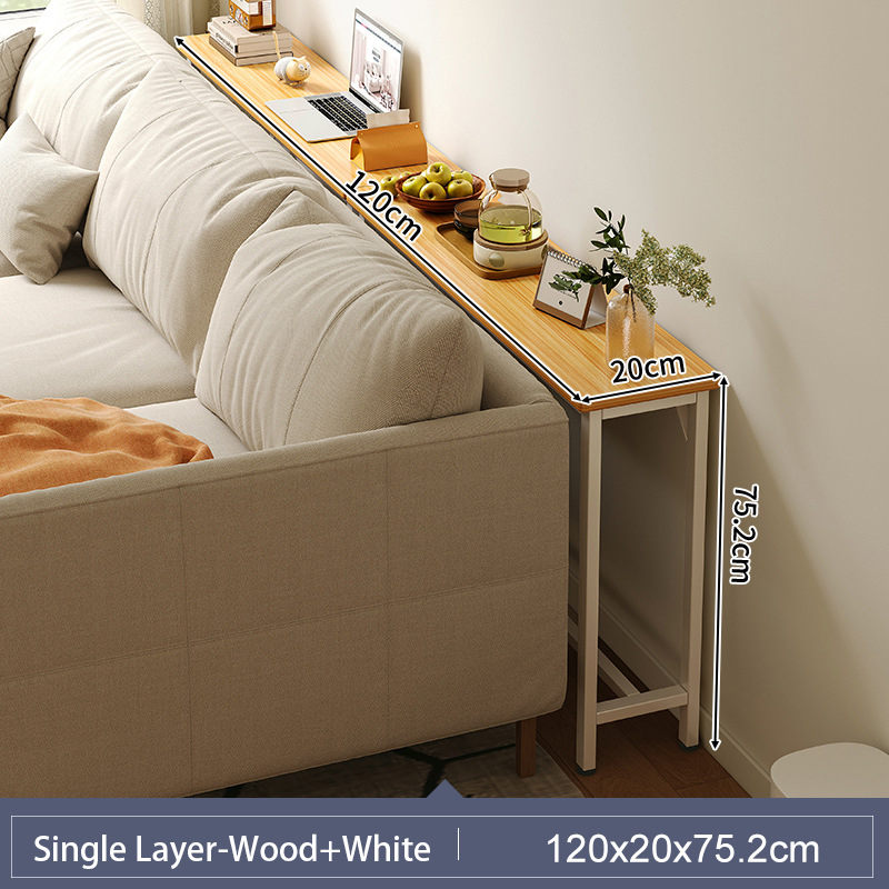 Corner Shelf Sofa Side Table Living Room Double Shelf Narrow Shelf Next ...