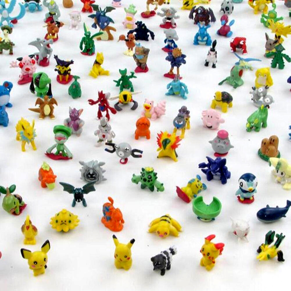 144/72/24pcs/Set Tomy Pokemon Figures Model Collection Pokémon Pikachu ...
