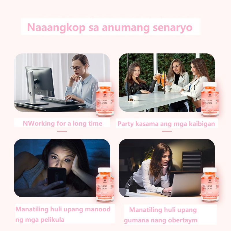 ELEVIVA glutathione collagen glow gummies original buy 1 get 1 | Shopee ...